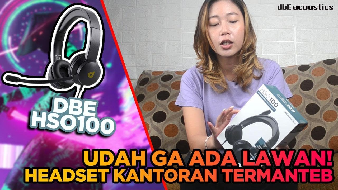 HEADSET KANTORAN / SEKOLAH MURMER ? INI DIA DBE HSO100 - YouTube