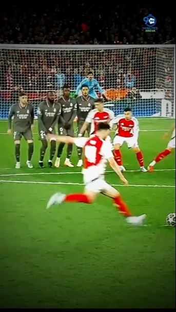 Declan RICE superb freekick 🔥 vs REAL MADRID #highlights #football # ...