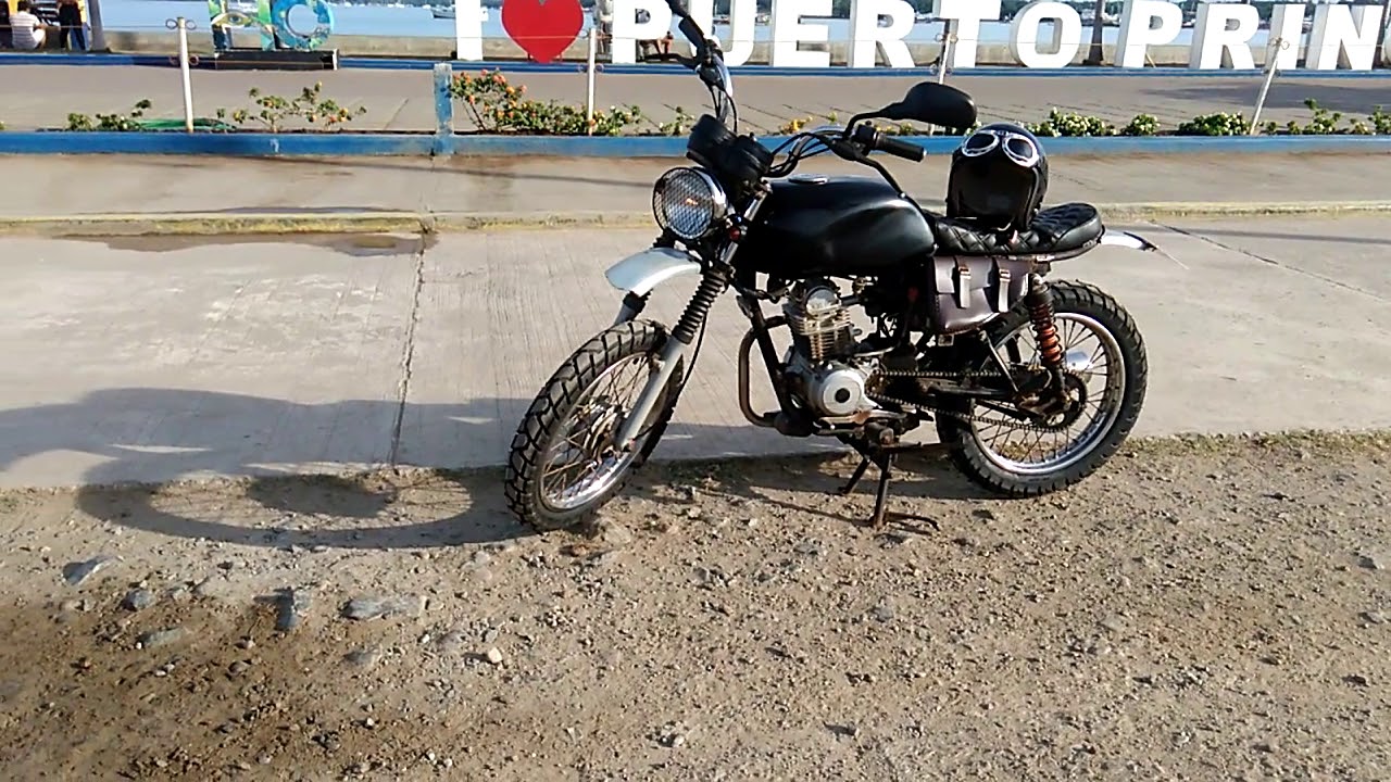 Kawasaki Bajaj CT100 budget meal scrambler setup by Steampunk Moto zone ...