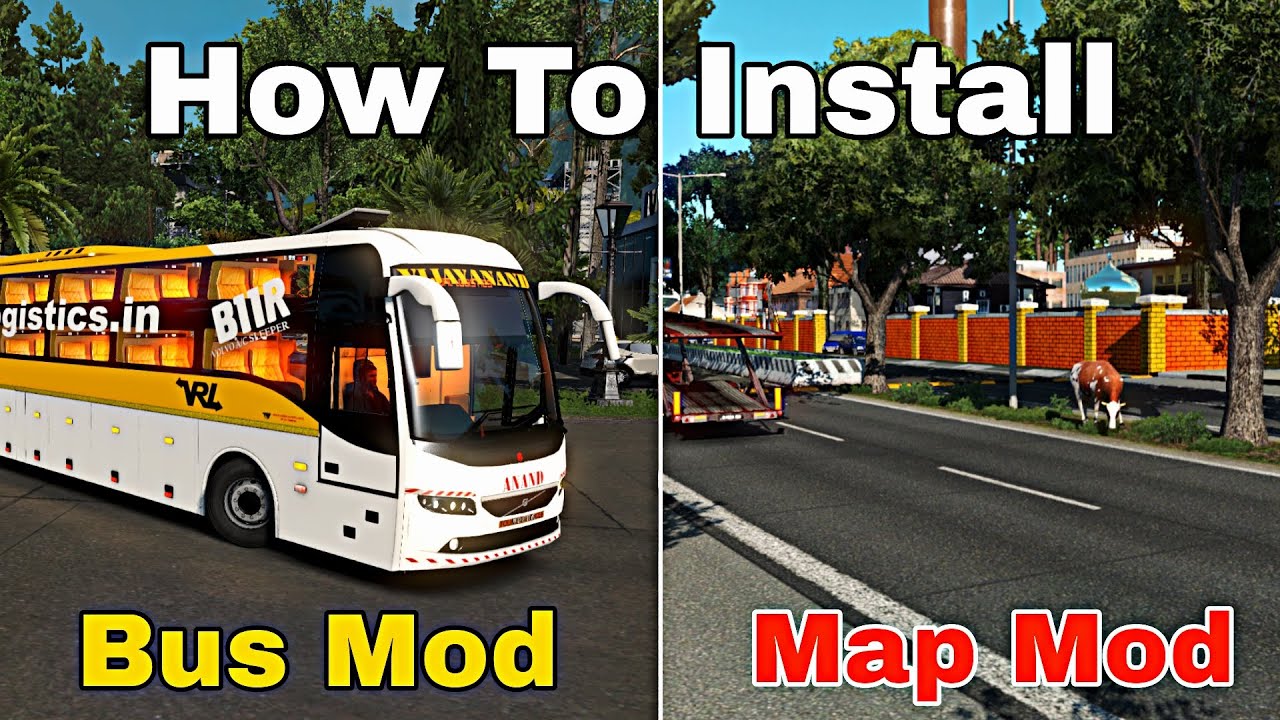 How To Install Mods In Euro Truck Simulator 2 | Tutorial | Volvo Bus ...