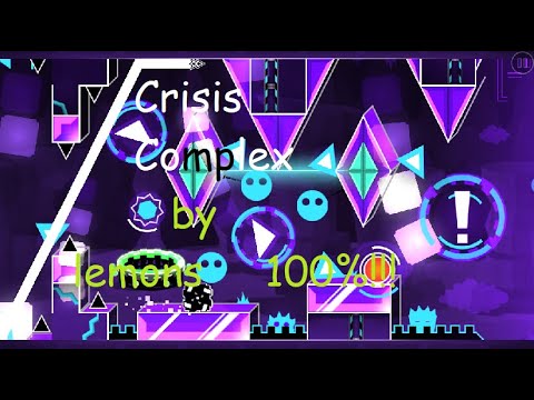 gd 2.13 - crisis complex by lemons (epic hard demon, 3 coins) 100% [iN ...