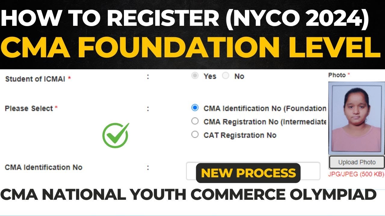 Step-by-Step Registration Guide || How to Register for CMA National ...