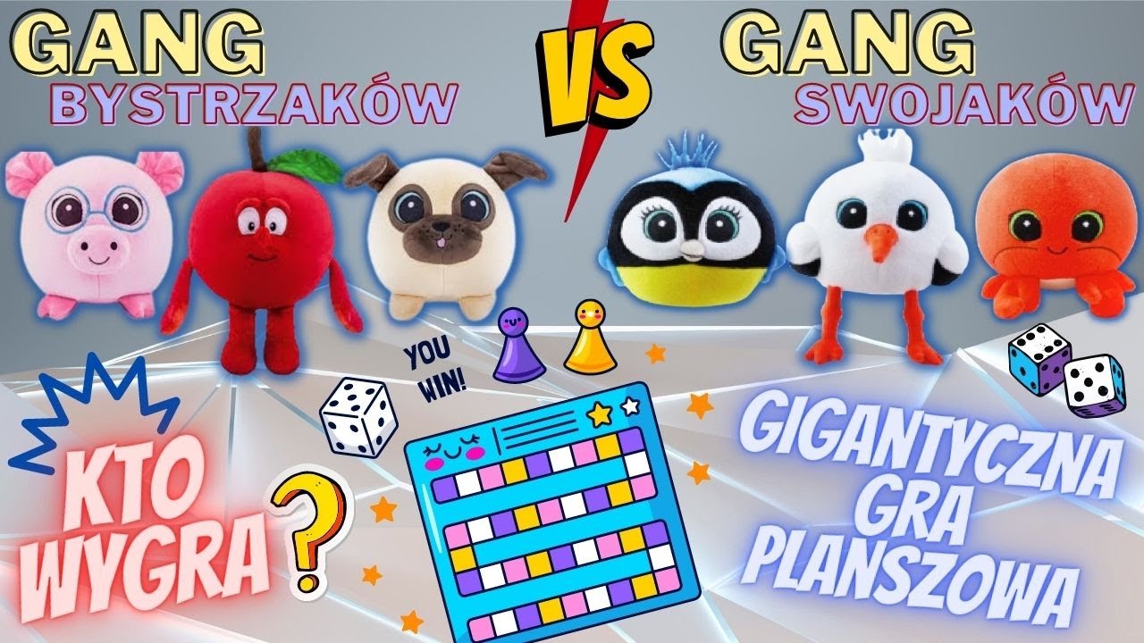 Gang Bystrzaków VS Gang Swojaków- wielka gra planszowa🤩🔥 Kto wygra ...