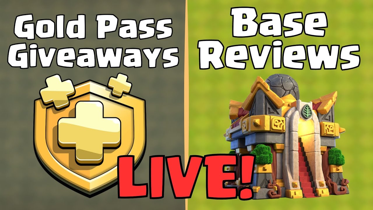 Grinding Event - Hosting Gold Pass Giveaways and Doing Base Reviews ...