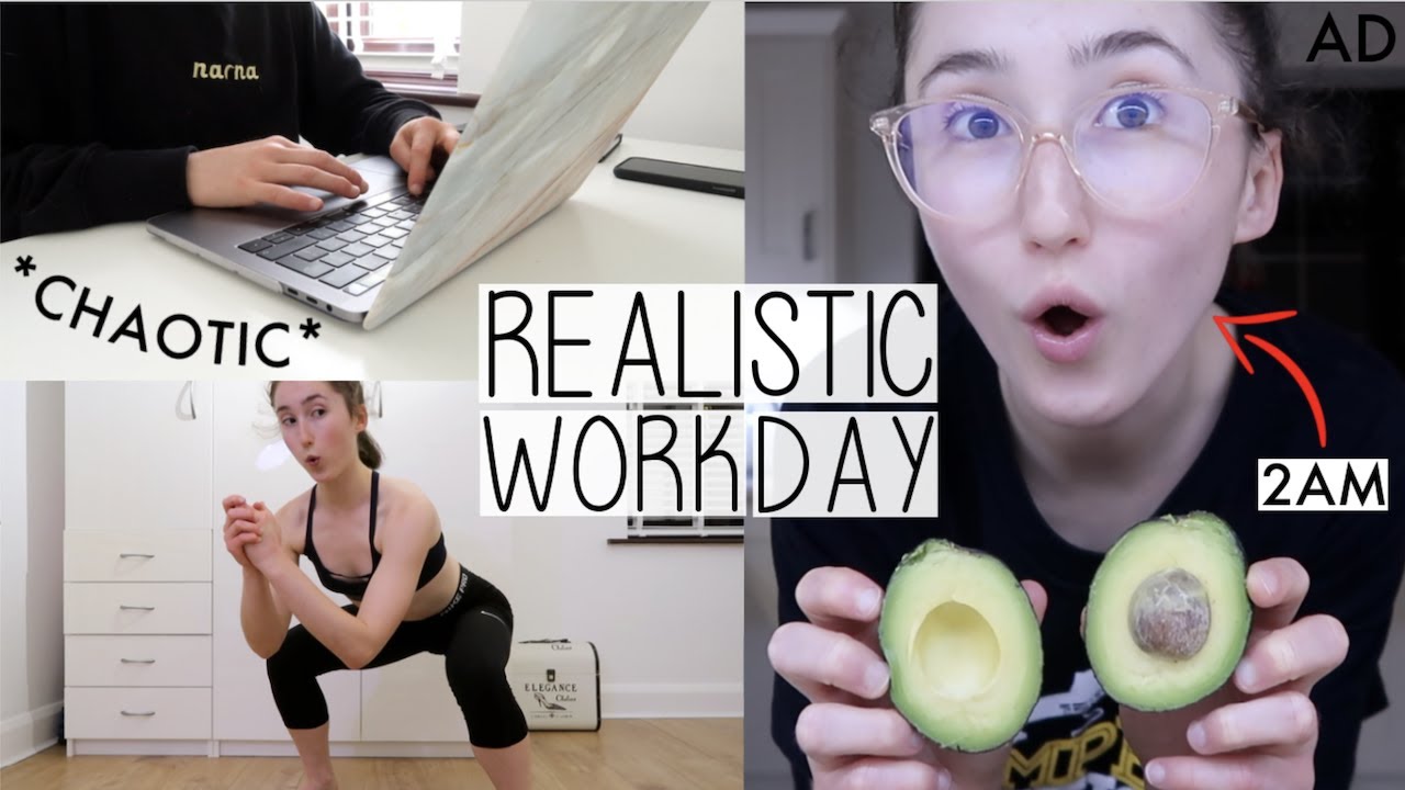 A VERY REALISTIC DAY IN MY LIFE *CHAOTIC PRODUCTIVITY* & WORKING PAST ...