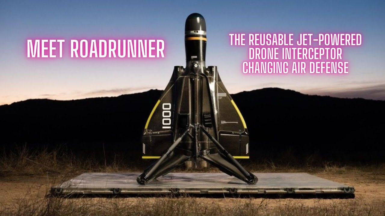 Roadrunner: The Reusable Jet-Powered Drone Redefining Air Defense - YouTube