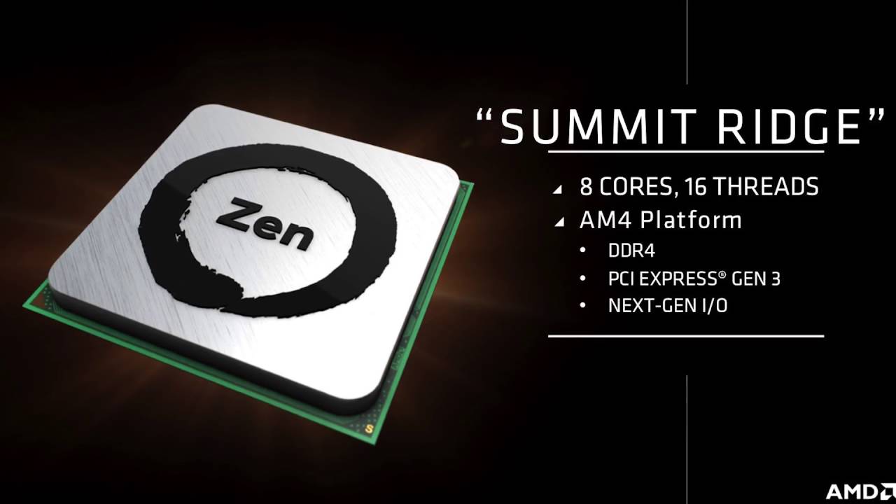 AMD Zen 8-core "Summit Ridge" versus 8-core Core i7-6900K with Blender ...