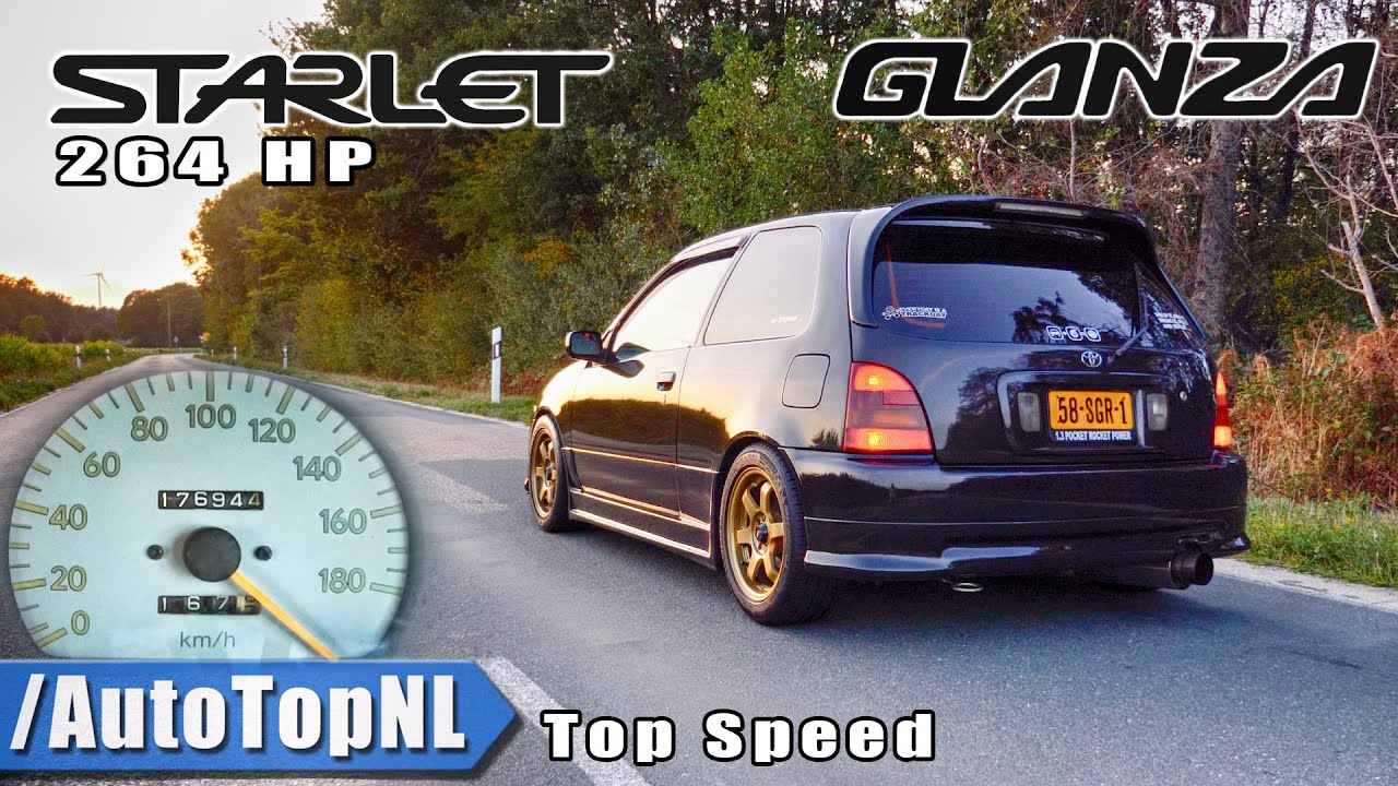264HP Toyota Starlet Glanza BIG TURBO 100-200km/h DRAGY GPS by ...