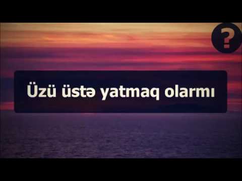 Üzü üstə yatmaq olarmı؟ ¦¦ Rəşad Hümbətov [Resad Humbetov]