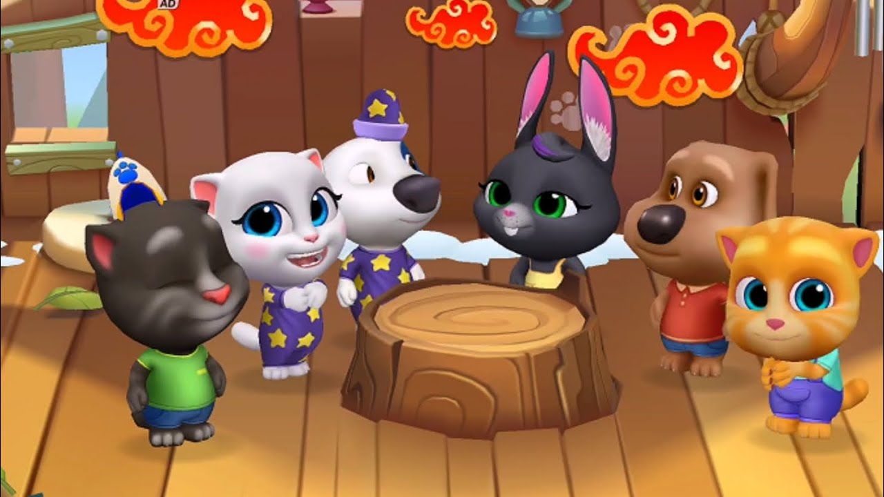 Kumpulan Kucing Lucu - my talking tom and friends - merawat bayi kucing ...