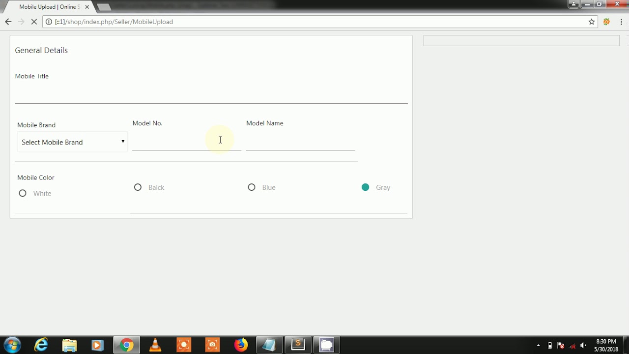 E-commerce Project in Code-igniter Framework Part-30 ( General Detail ...
