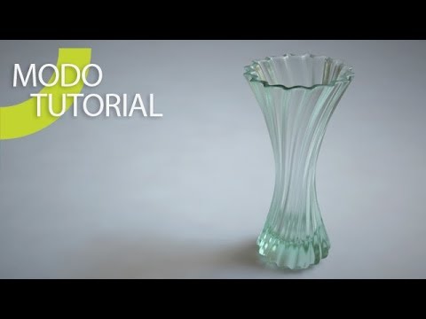 Modo Glass Vase Exercise Tutorial #15 Sub - YouTube