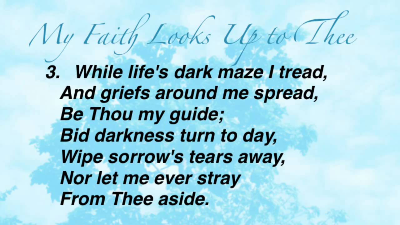 My Faith Looks Up to Thee (Baptist Hymnal #416) - YouTube
