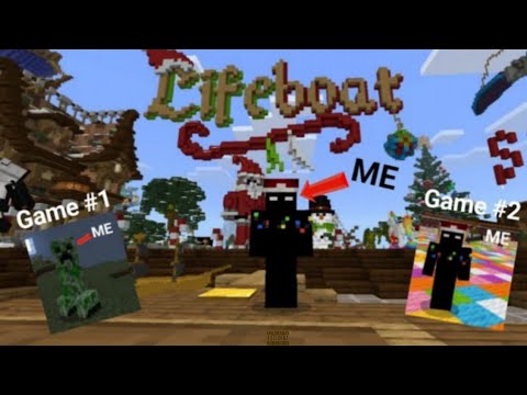MCPE: Lifeboat Network Server Gameplay (#1) - YouTube
