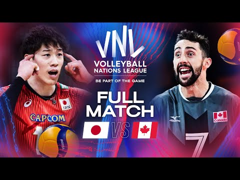 Japan 🇯🇵 vs. Canada 🇨🇦 - Quarter Finals | VNL 2024 - Full Match