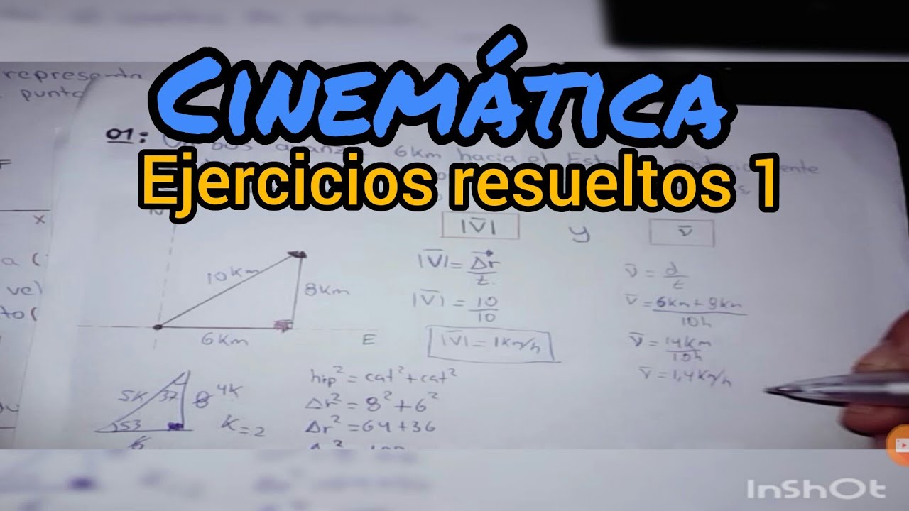 Ejercicios de Cinemática resueltos 1 - (FÍSICA) - YouTube