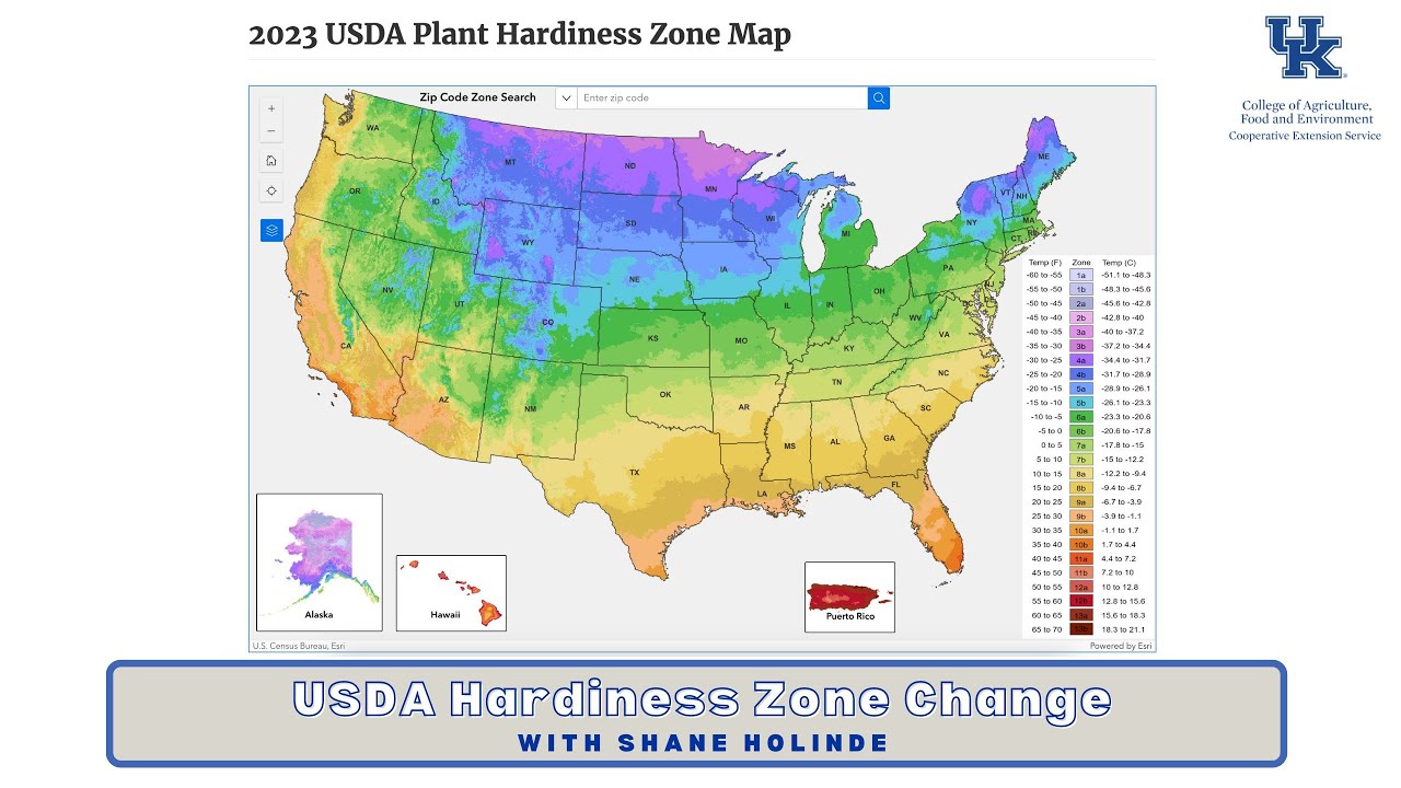 USDA Hardiness Zone Change - YouTube