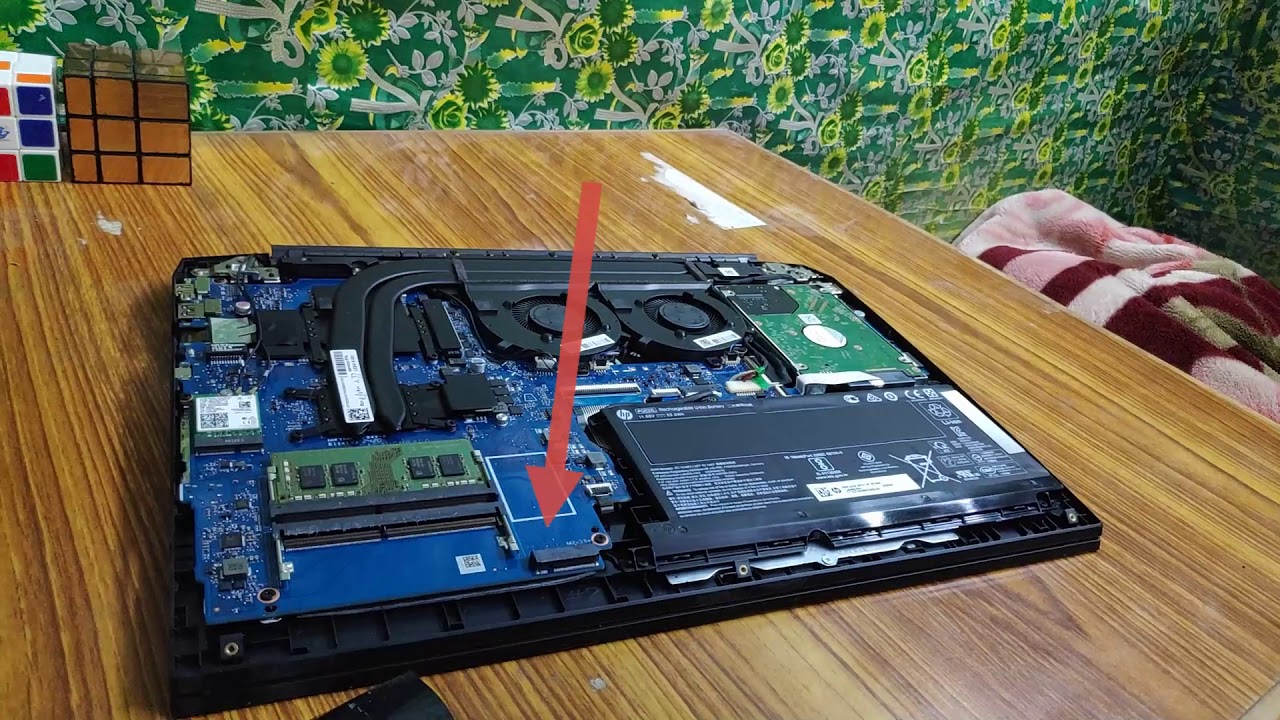 HOW TO INSTALL SSD TO HP PAVILION 15-ec1024AX GAMING LAPTOP RYZEN 5 ...
