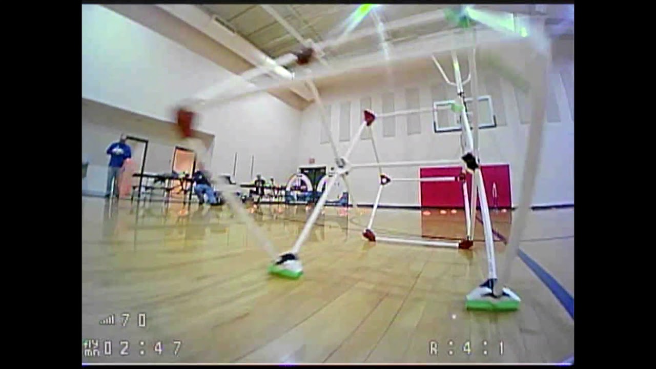 PVC Jungle Gym Tiny whoop fun - YouTube