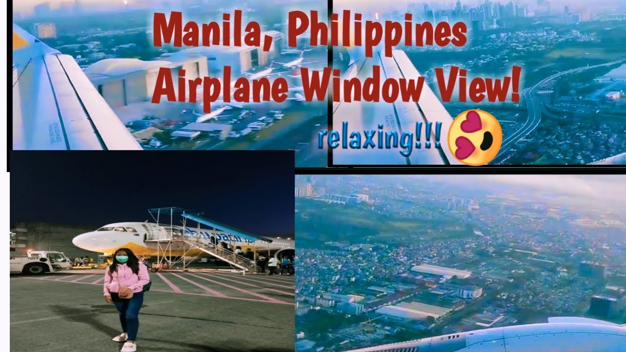 Manila, Philippines airplane Window View!!relaxing!!|RondAdventure# ...