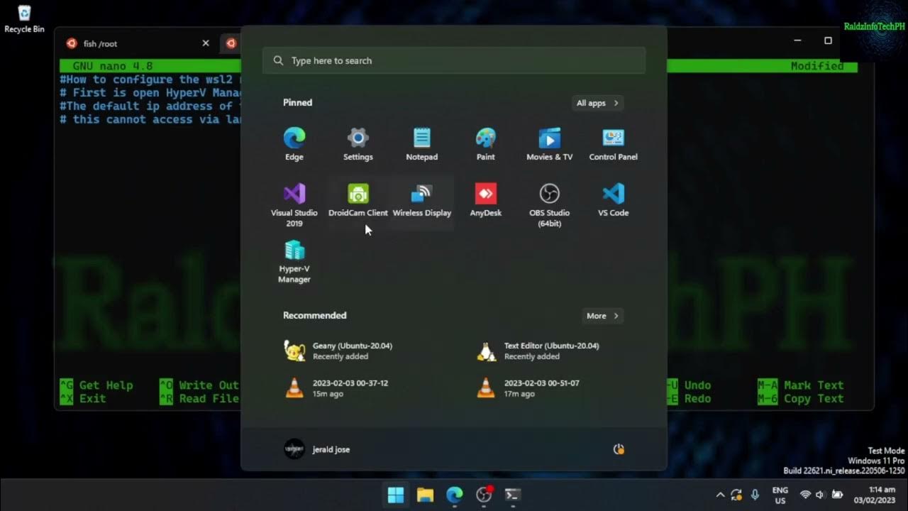 Connecting to WSL2 server via local network - YouTube