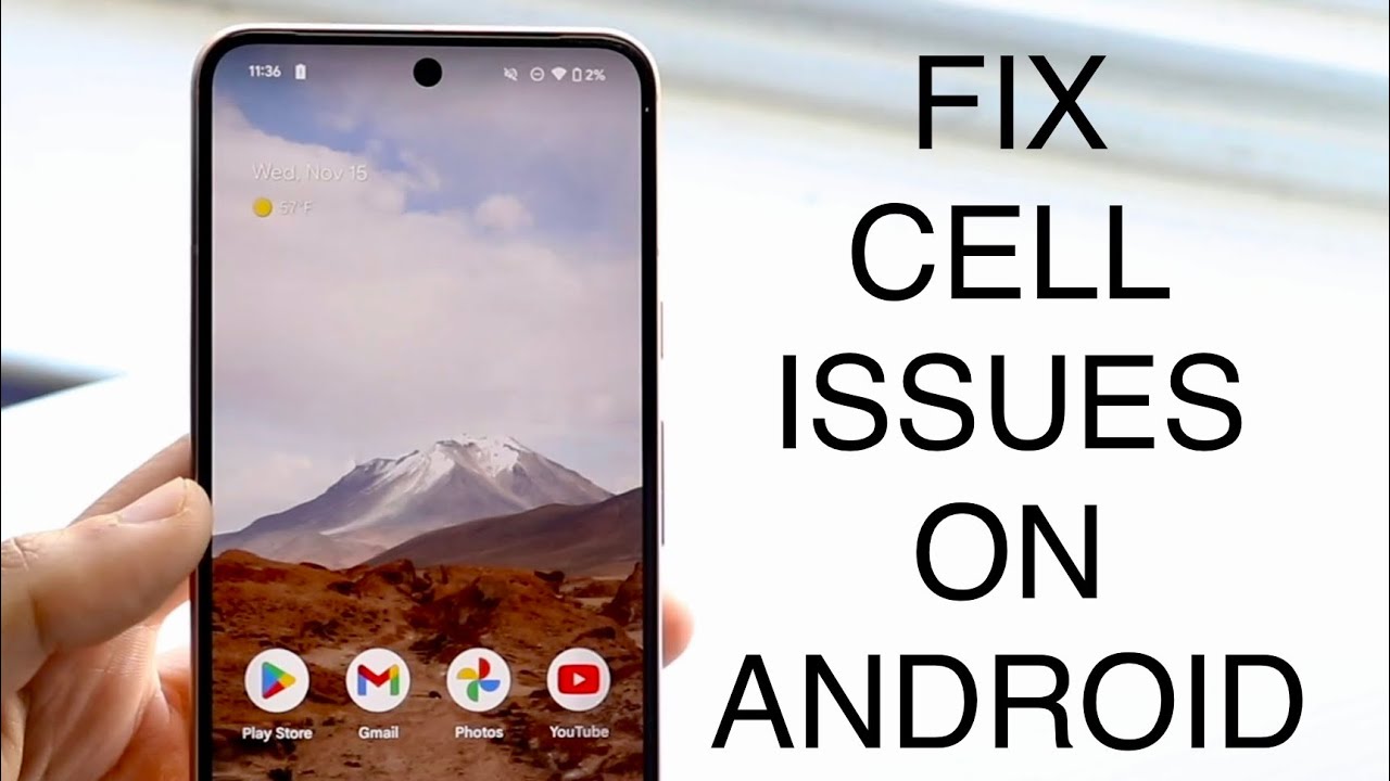 How To FIX Cell Issues On Android! (2023) - YouTube