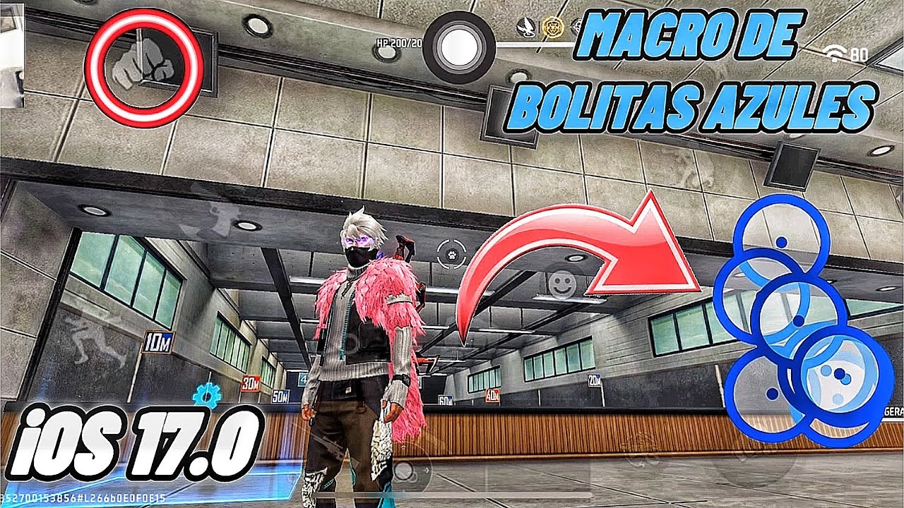 COMO ACTIVAR LA NUEVA MACRO DE BOLITAS AZULES EN IOS 17 📲🍀 {FREEFIRE ...