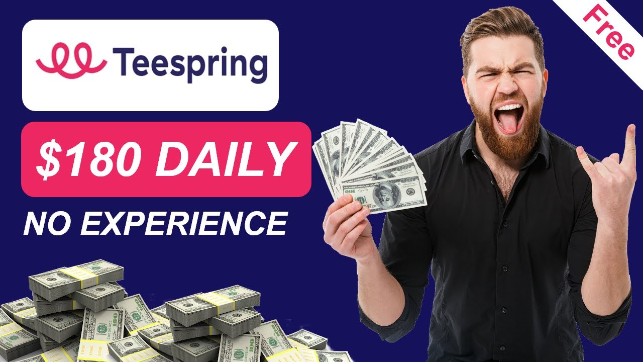 Teespring how to make money || Print on Demand T-shirt Business - YouTube