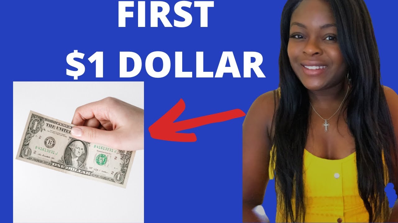 How I Made My First Dollar Online With This Website - YouTube