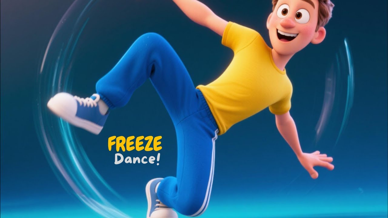 Freeze Dance! 🛑 The Wiggle Wiggle Song | Action & Body Movement for ...