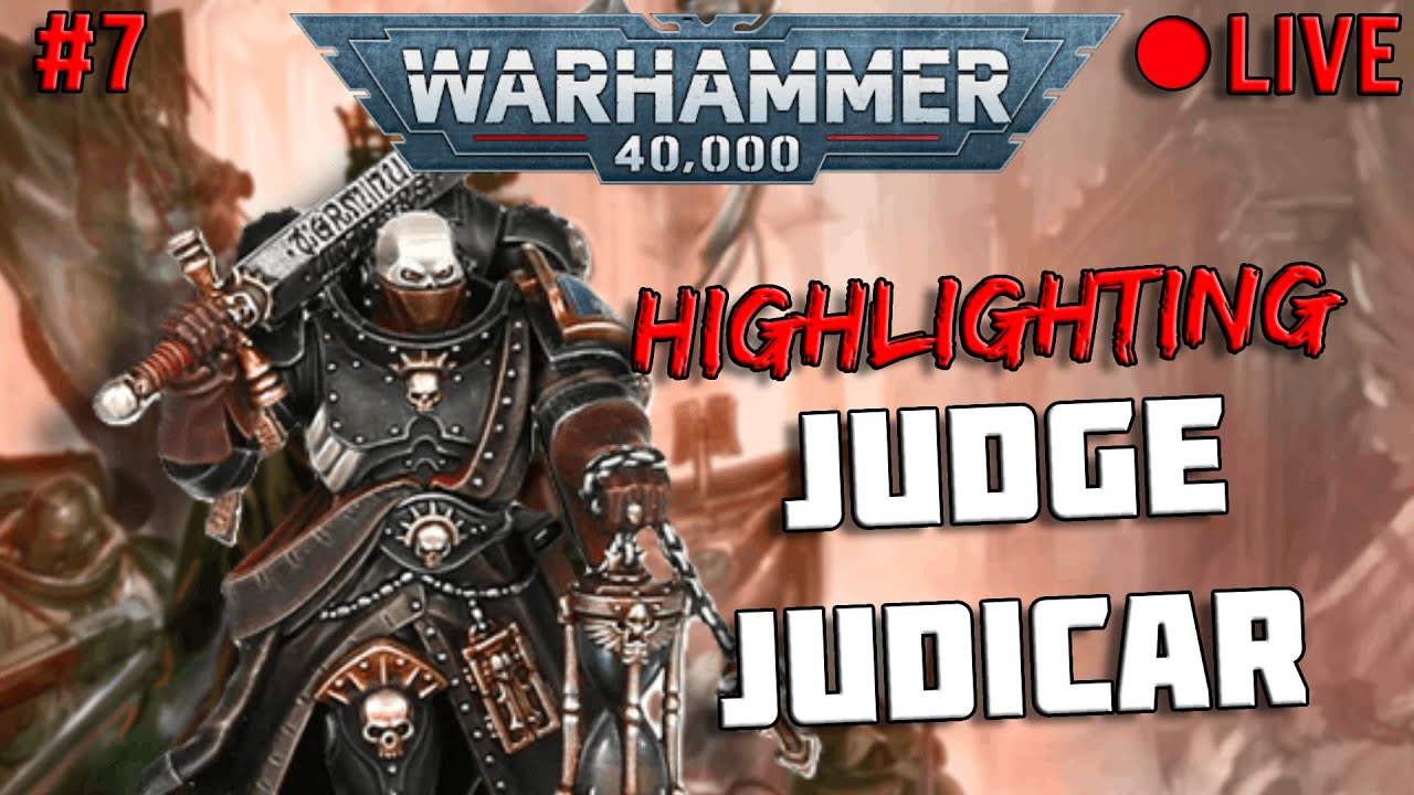 【Warhammer 401K】Highlighting A Dark Angels Judicar - YouTube