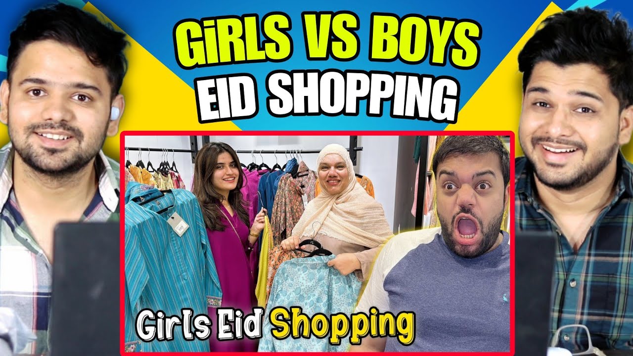 Ducky Bhai Eid Shopping with Aroob & Mother - YouTube