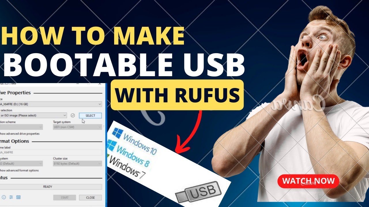 How To Make Bootable Usb Windows 7 8 10 Junaidtech Youtube 6274