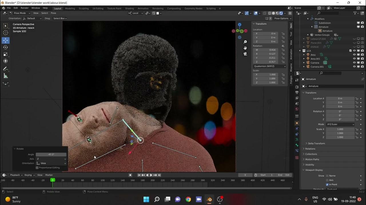 hair particle system in blender | hair in blender 3D | hair is not follows the object #blender ...