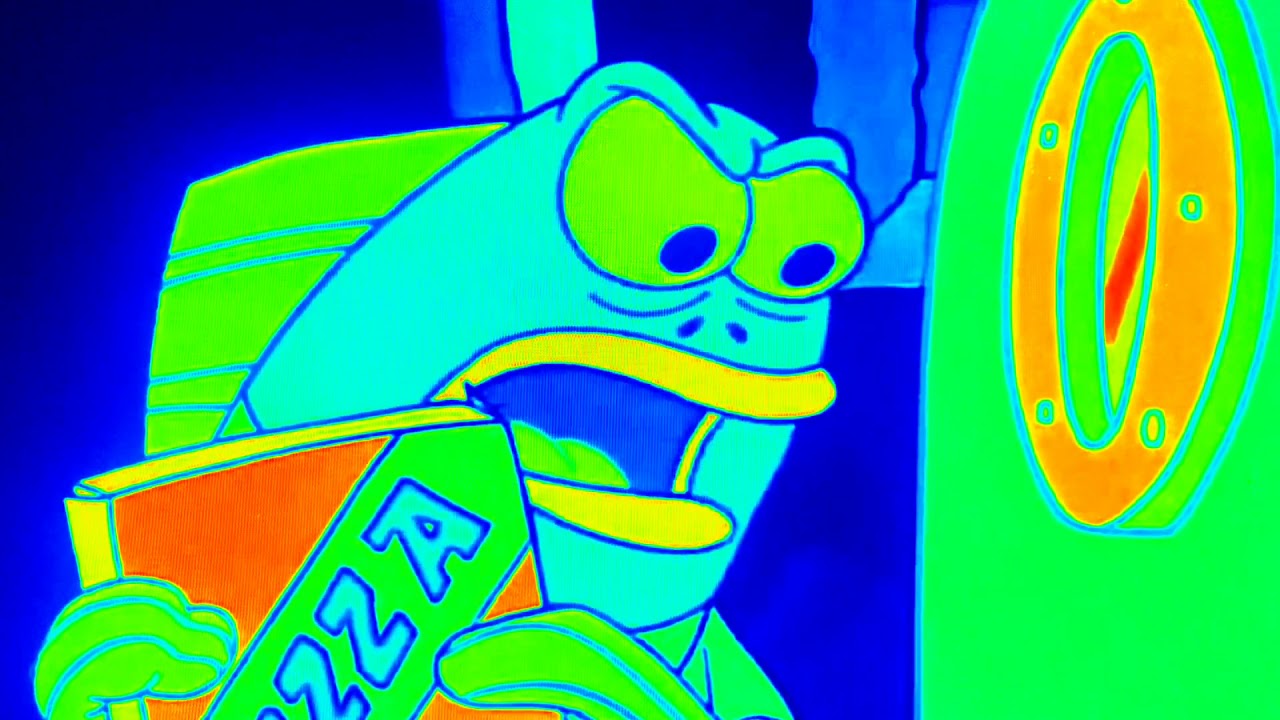 Spongebob squarepants pizza delivery colorful - YouTube