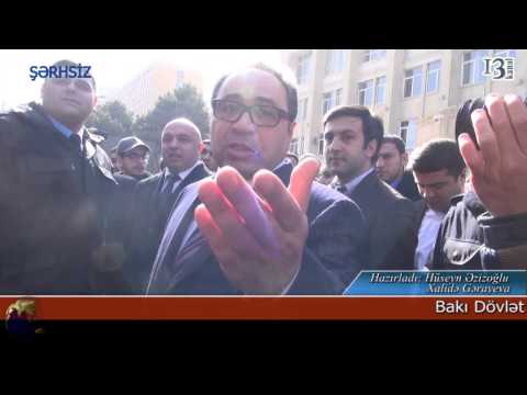 BDU-da rektoru fitə basdılar: \