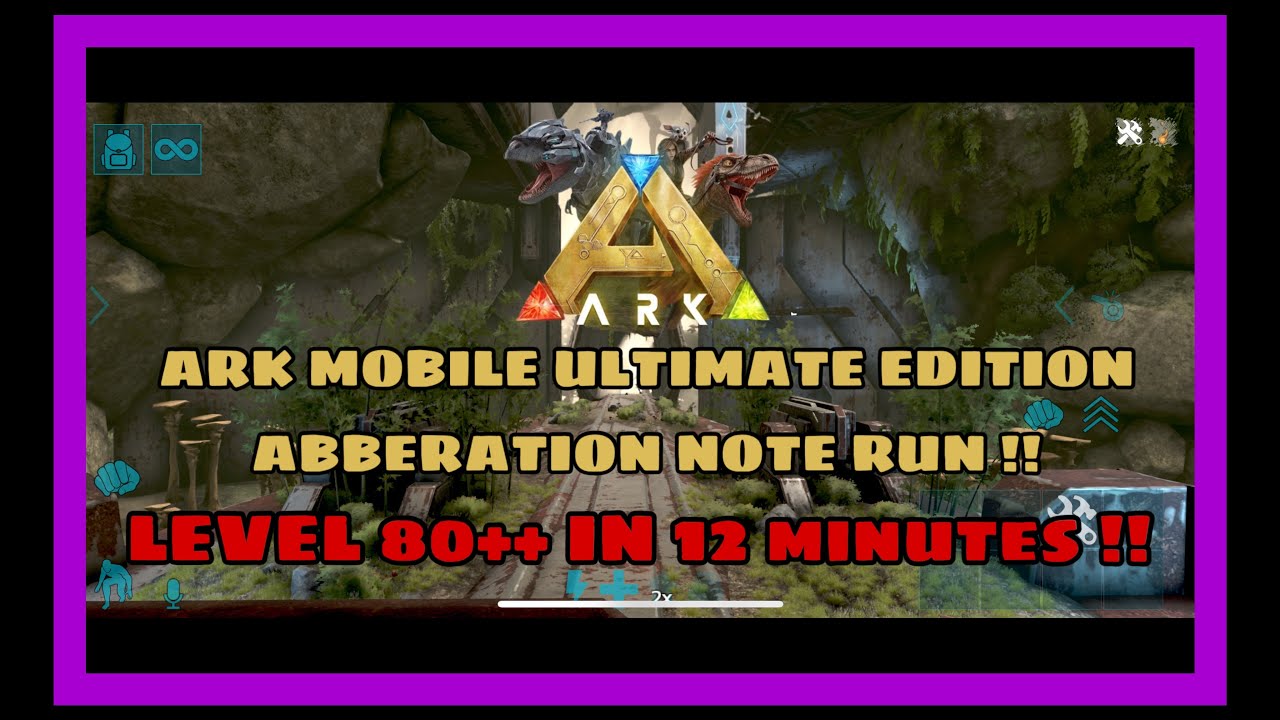 || TUTORIAL || ARK MOBILE ULTIMATE EDITION ABBERATION NOTE RUN !!! # ...