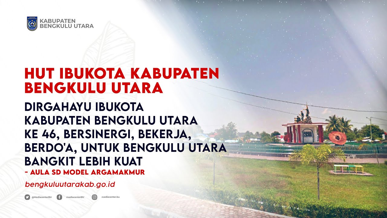 UCAPAN BUPATI BENGKULU UTARA HUT 46 IBU KOTA KABUPATEN BENGKULU UTARA ...