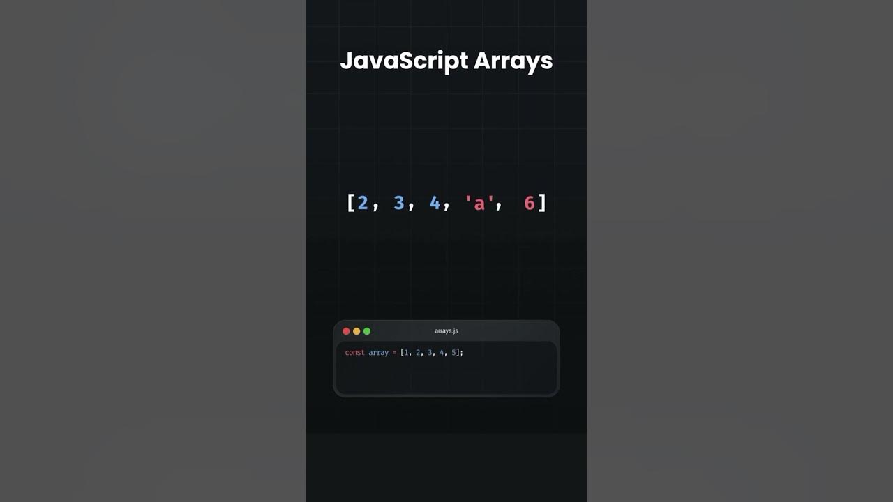 🚀 Master JavaScript Arrays in 60 Seconds! 🔥 #codingmadeeasy #shorts #short #python #js #arrays # ...