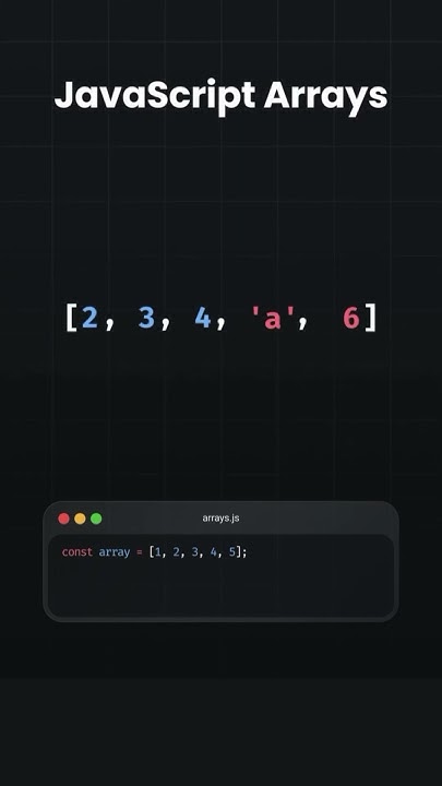 🚀 Master JavaScript Arrays in 60 Seconds! 🔥 #codingmadeeasy #shorts #short #python #js #arrays # ...
