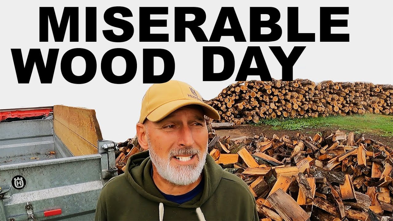 Dark, Dreary, Dank, Damp, Day delivering FIREWOOD! - YouTube