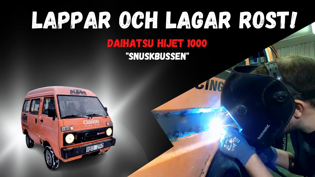 Lappar & lagar rost! Känsliga tittare varnas! Daihatsu Hijet ...