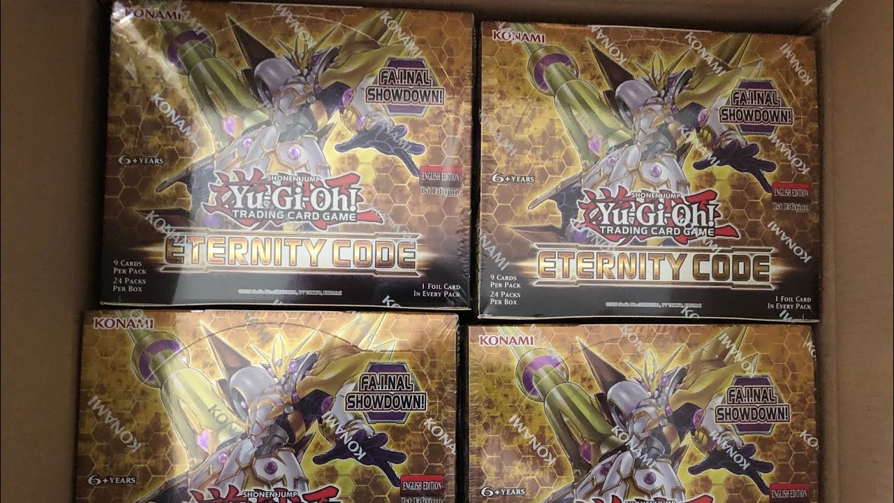 Yugioh Eternity Code Booster Box Opening (US) - YouTube