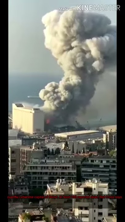 Raw Footage Beirut Explosion Record On Camera Paperat Videos