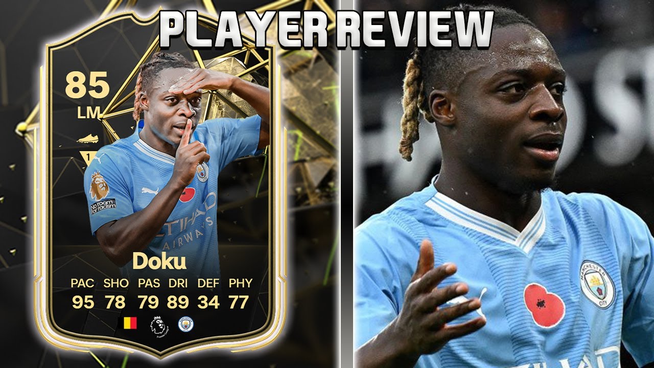 MONSTER CARD!! 🔥 85 TOTW DOKU PLAYER REVIEW! EA FC 24 ULTIMATE TEAM ...