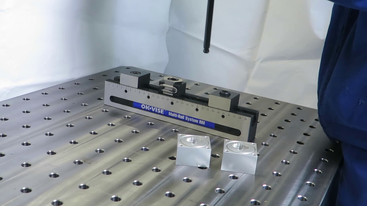 How to make fixturing using Multi Rail RM system - YouTube