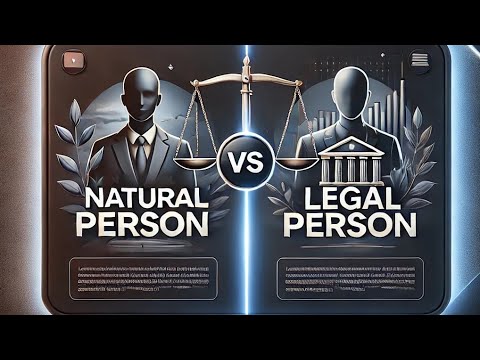 Natural Person And Legal Person - YouTube