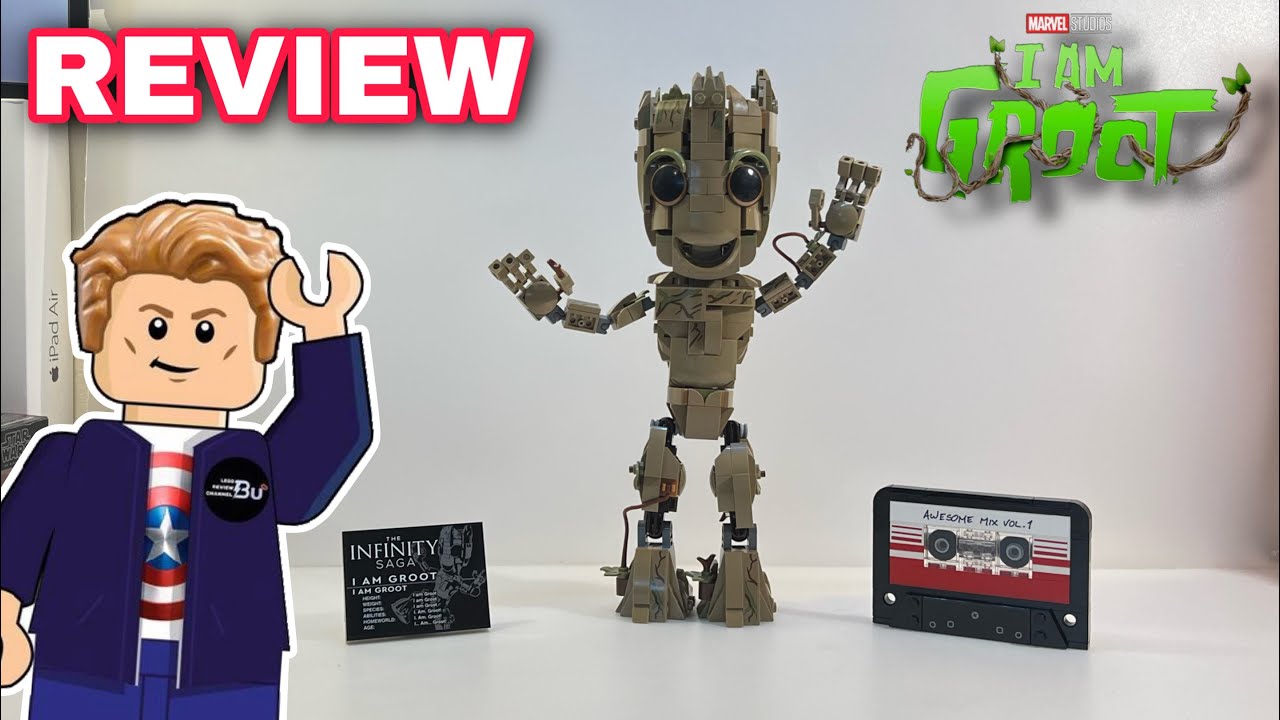 LEGO I AM GROOT 76217 REVIEW ! - YouTube