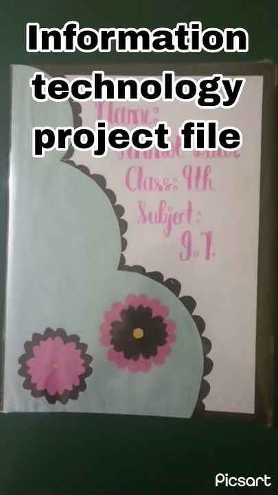 Information technology project file for class 9th /#trendingshorts ...