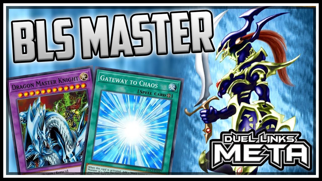 Dragon Master Knight! Competitive Black Luster Solider Gaia Deck! [Yu ...